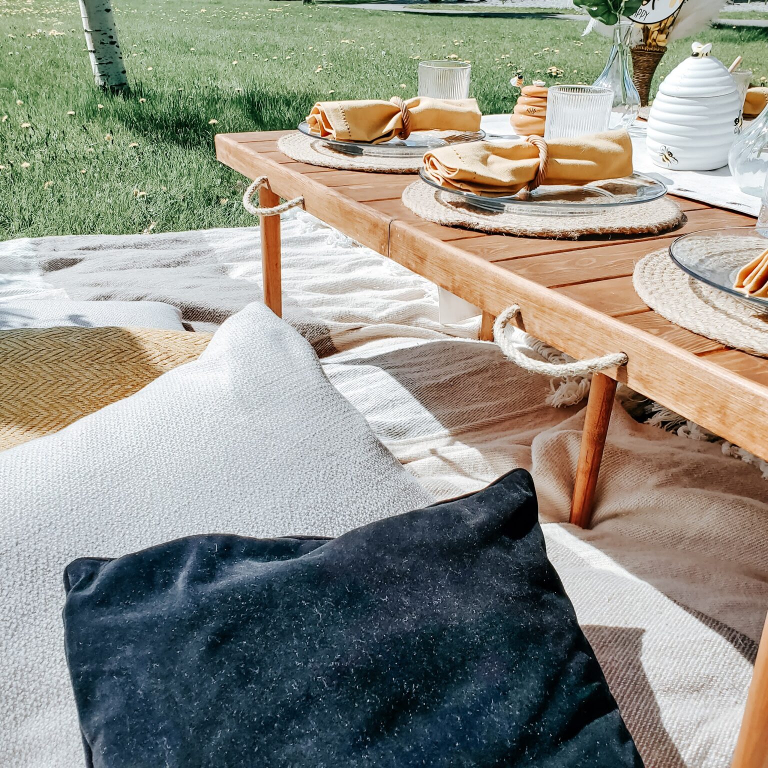 Creating the Perfect Luxury Yellow Picnic in Calgary - Forever & Always